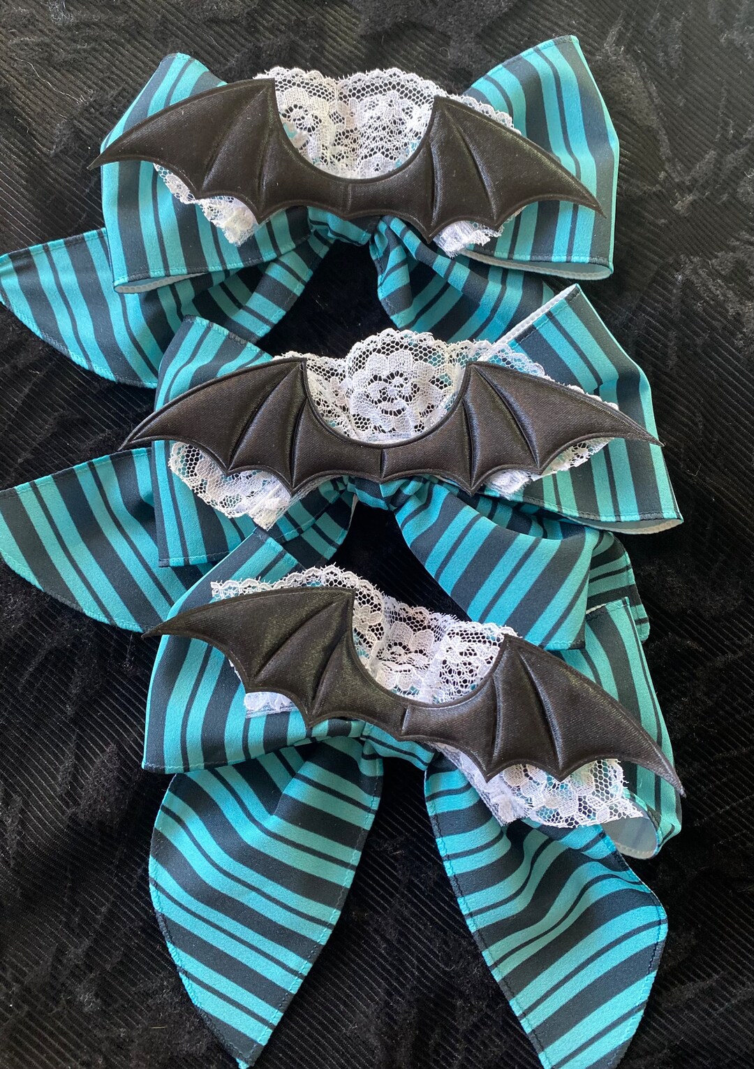 Haunted Mansion Ribbon Bow Clips - Etsy