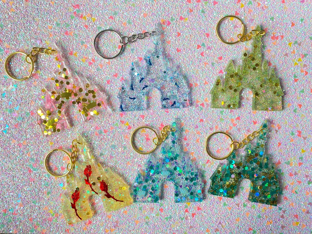 Castle Keychains - Etsy