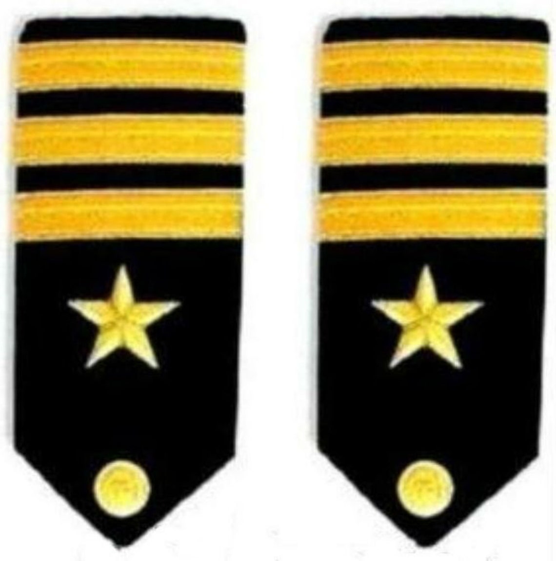 New US Navy Authentic Genuine Line Officers Hard Shoulder Boards Ranks ...