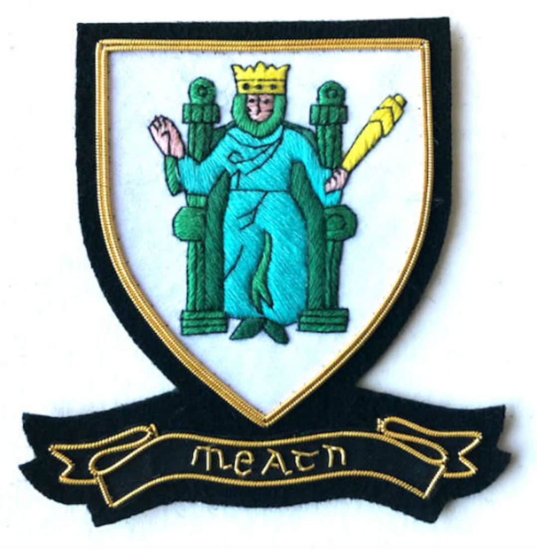 New Hand Embroidered Irish - Ireland County "meath" Badge - Collectors ...