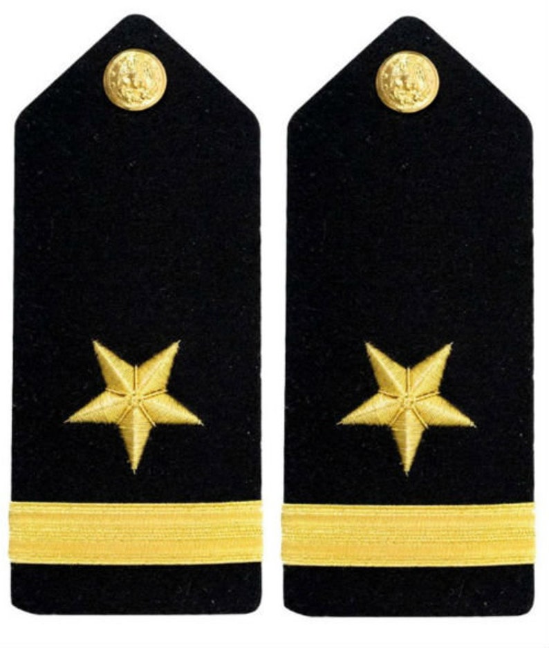 New US Navy Authentic Genuine Line Officers Hard Shoulder Boards Ranks ...