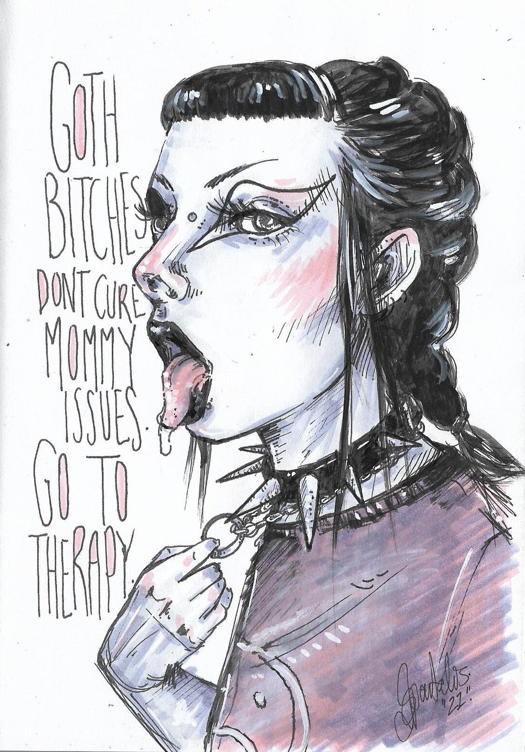 A5 Original Drawing Alternative Therapy - Etsy