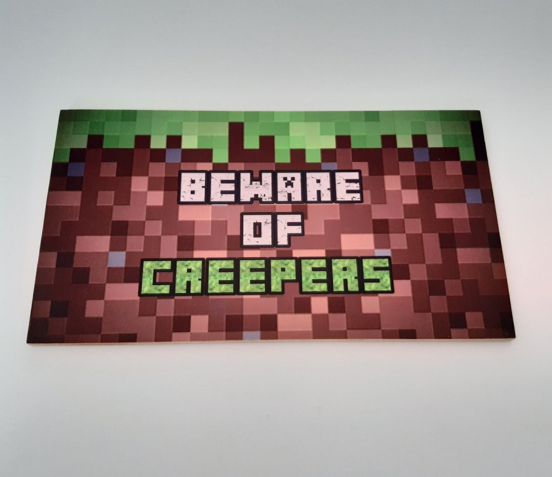 Minecraft Inspired Gift Minecraft Sign Minecraft Birthday Gift the ...