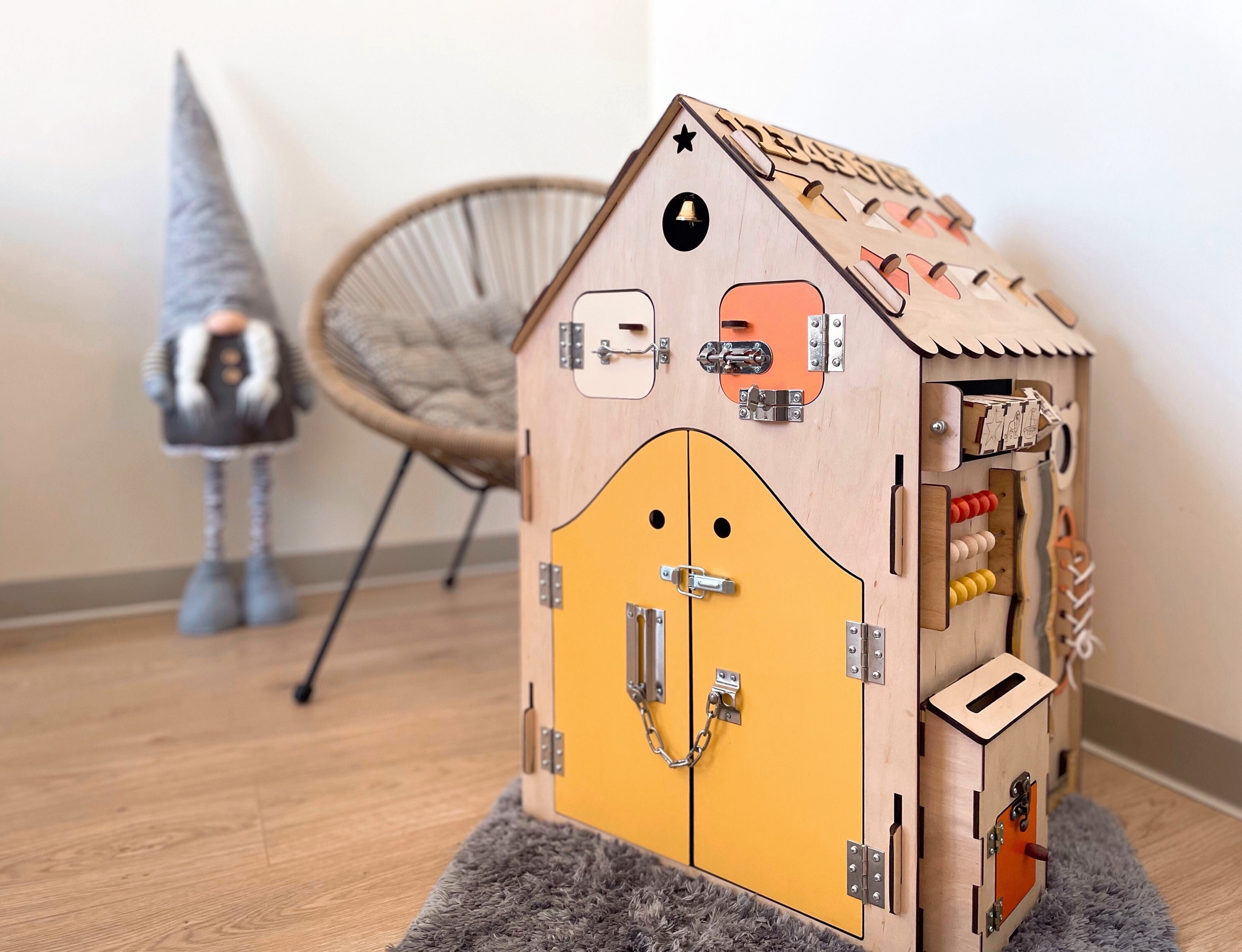 Busy Board House for Toddlers Perfect Birthday Gift - Etsy