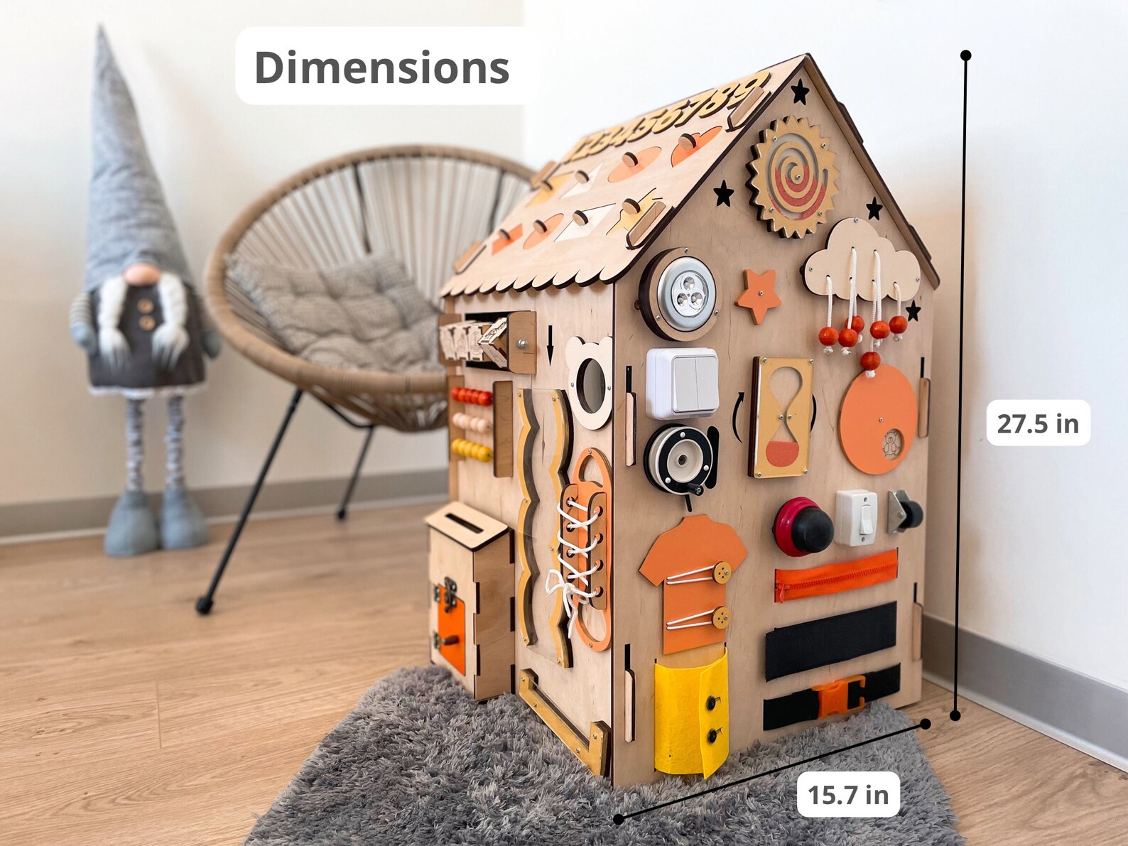 Busy Board House for Toddlers Perfect Birthday Gift - Etsy