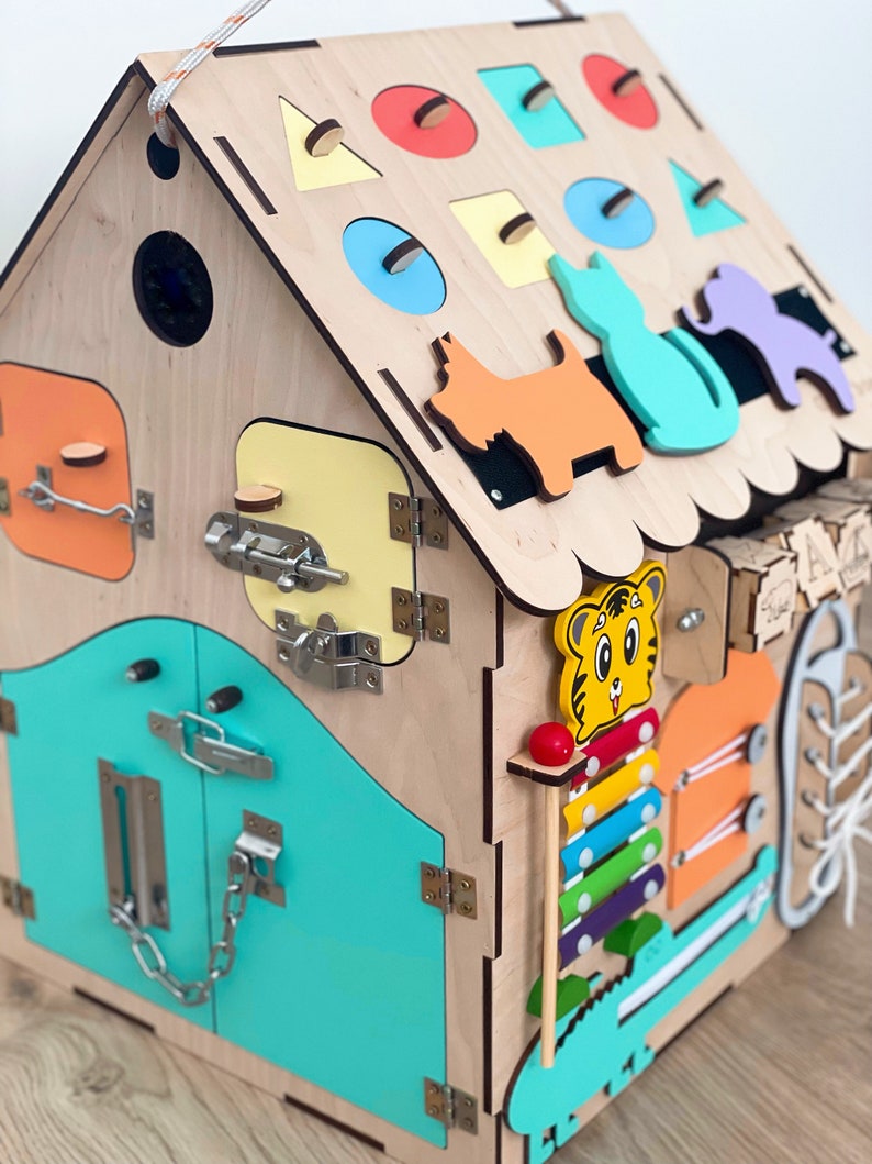 Busy House for Toddlers Perfect Birthday Gift Montessori | Etsy