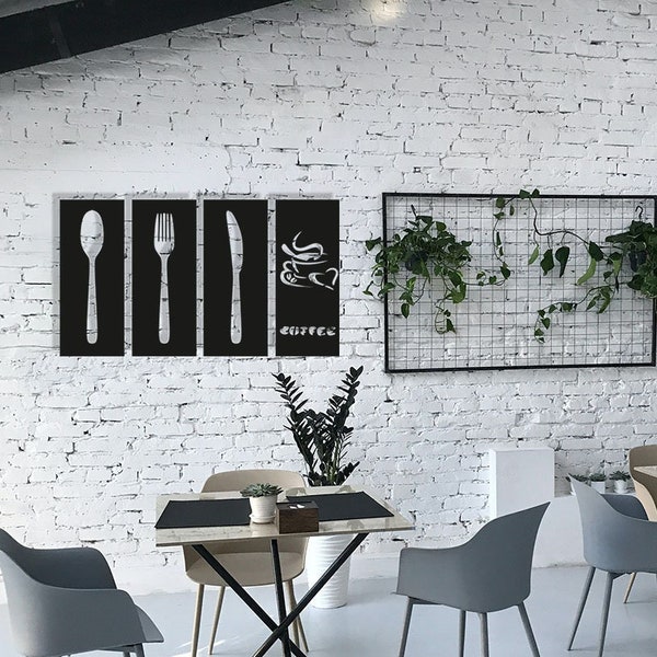 Metal Wall Art Kitchen - Etsy