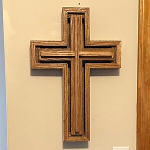 Handmade Battery-operated Lighted Cross With Remote Control Made From ...
