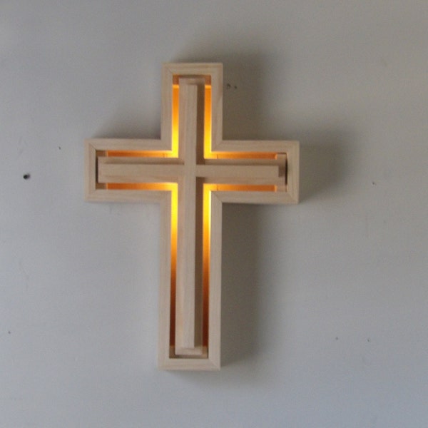 Lighted Cross - Etsy