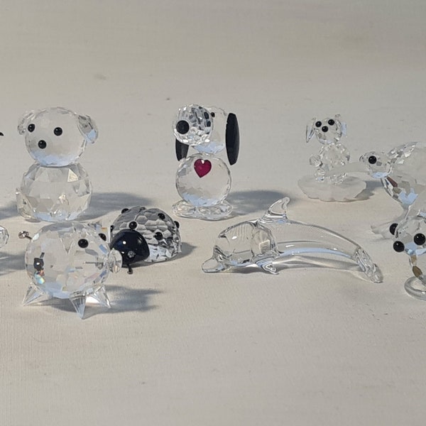 Swarovski Crystal Figurines - Etsy