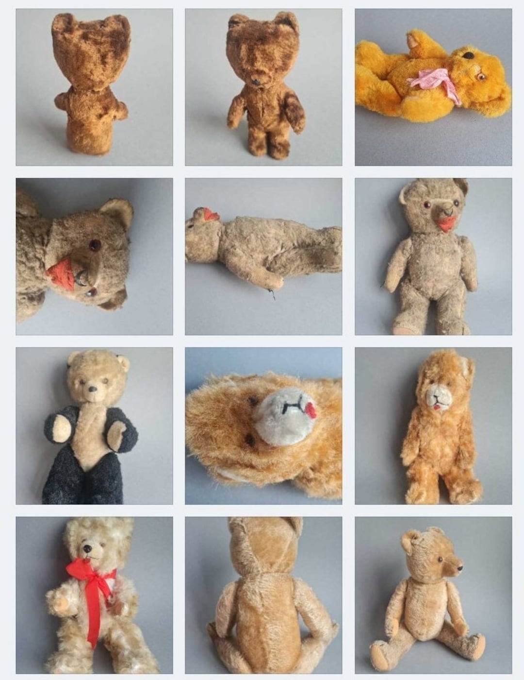 Plush Toy | Teddy Bear | Medium - Small | Antique | DDR VEB | Small ...