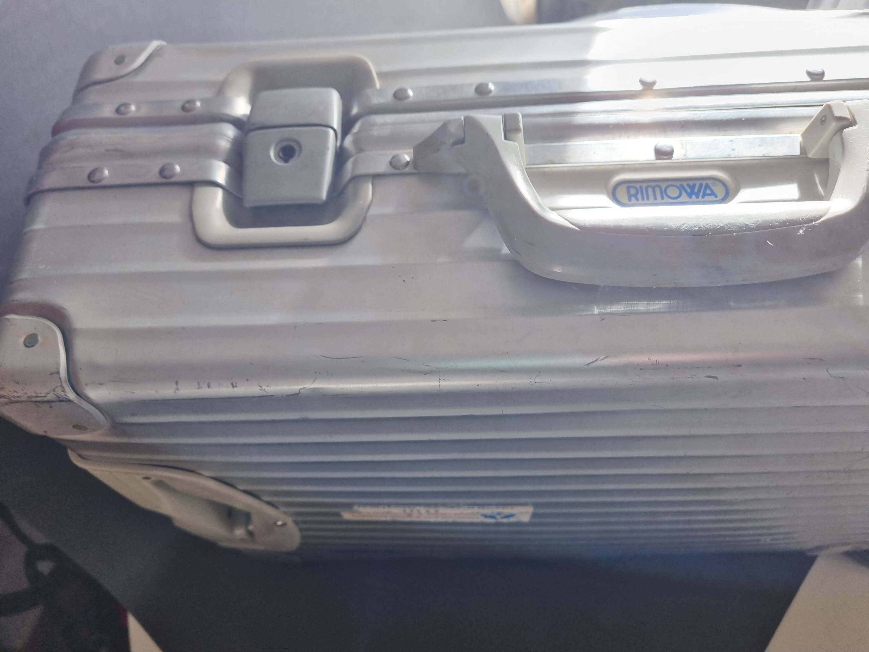 Small and Medium Rimowa Suitcase Trolley Flightcase Aluminum Vintage ...