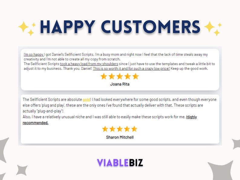 Bundle of Copywriting Templates Copywriting Scripts Done for - Etsy