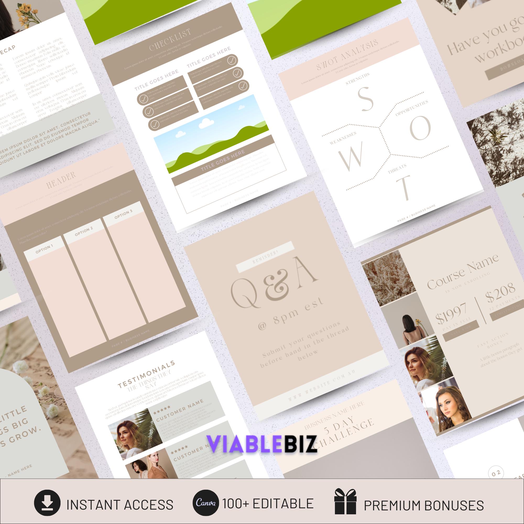 Challenge Template, Coach Challenge Bundle, Challenge Slidedeck, Coach ...