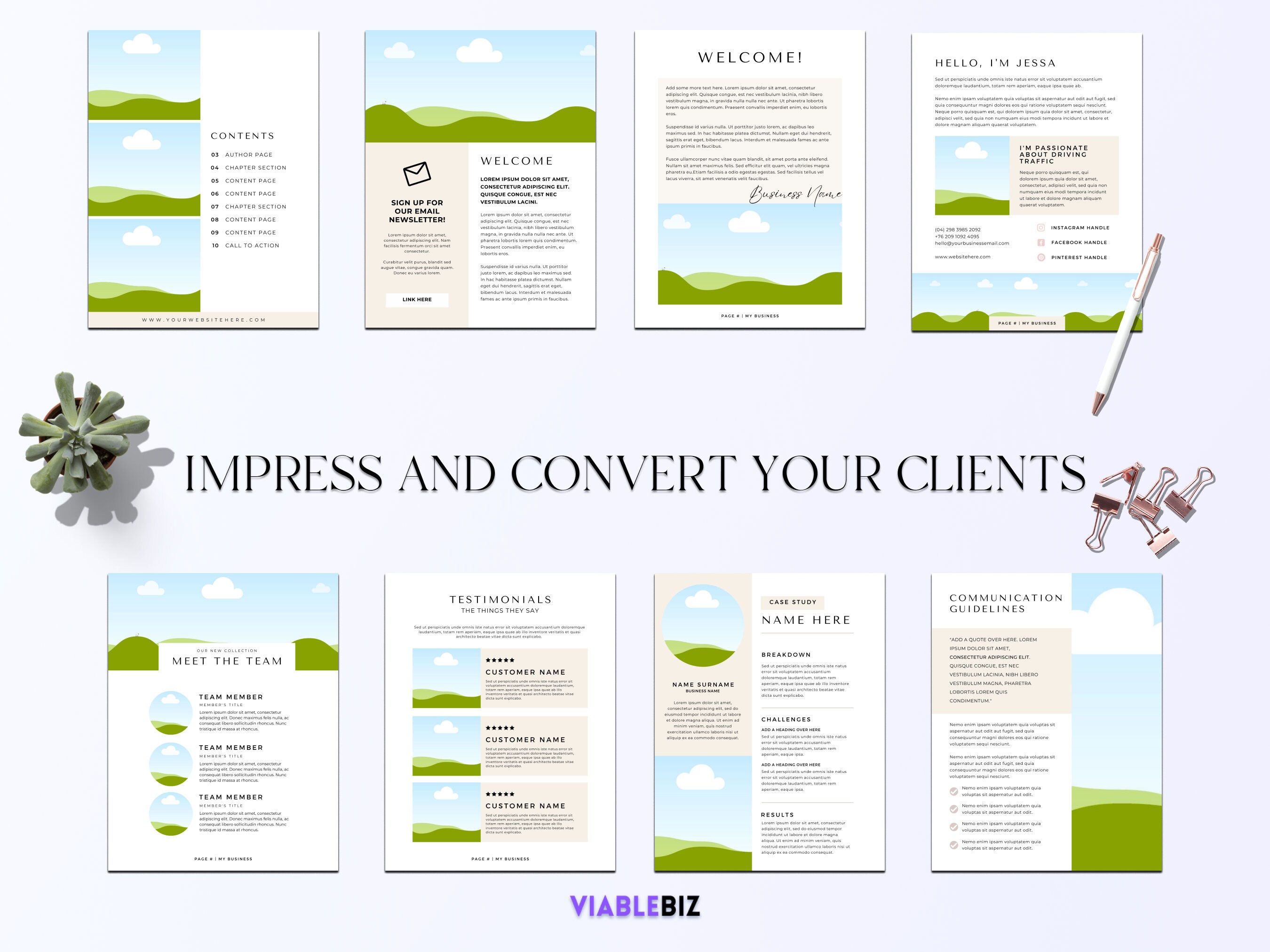 Virtual Assistant Proposal, Client Welcome Pack, Business Proposal ...