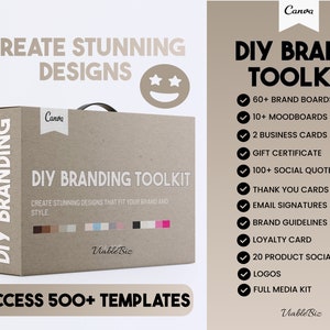 500 Branding Package Templates, DIY Branding Kit, Business Marketing ...