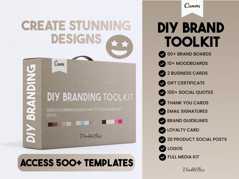 500 Branding Package Templates, DIY Branding Kit, Business Marketing ...