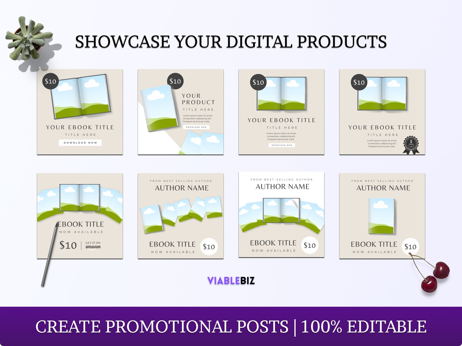 50+ Ebook Mockups, Promotional Posts, Ebook Template, Magazine Mockup ...