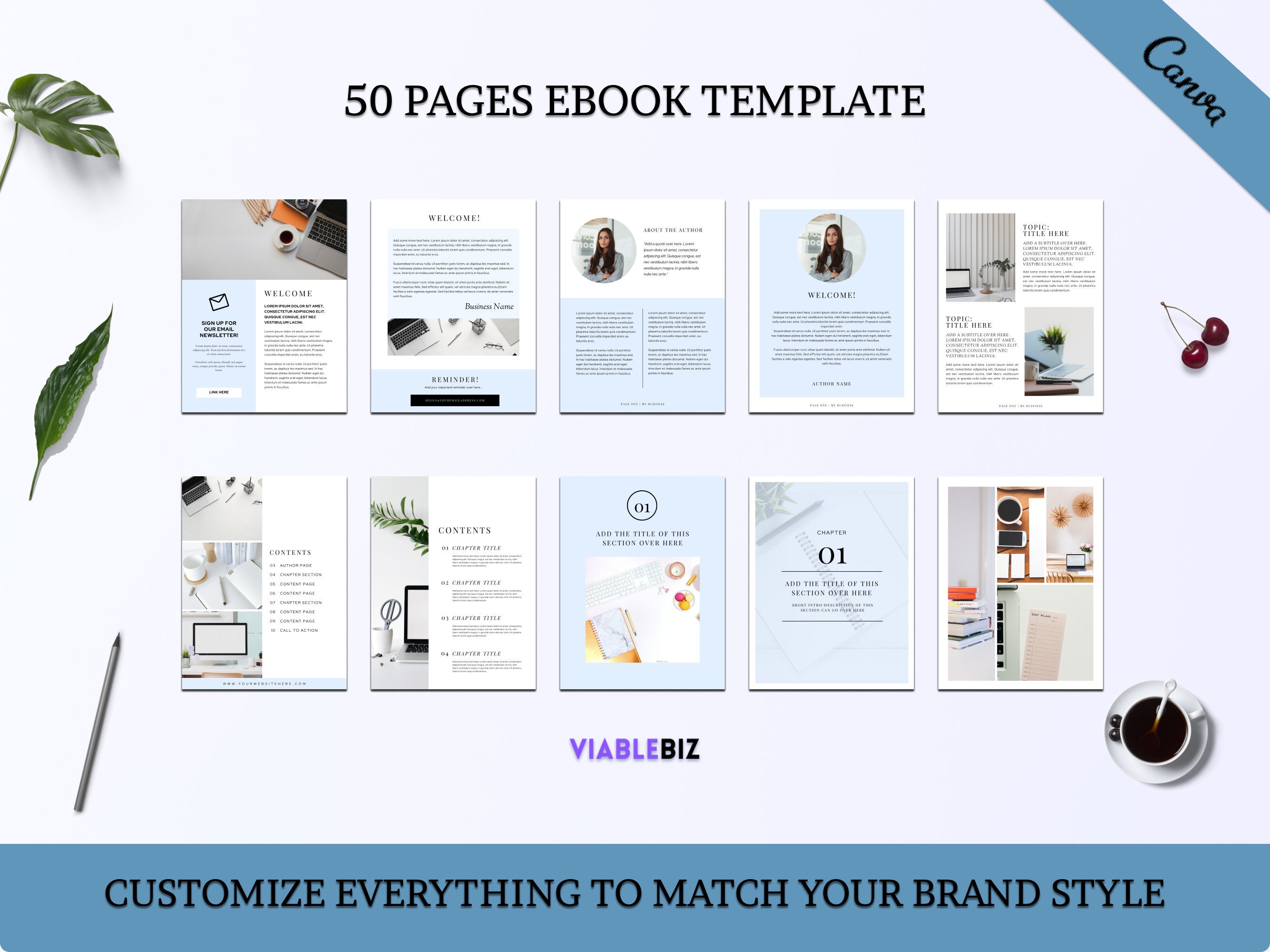 Ebook Template, Workbook Template, Freebie Template, Canva Workbook ...