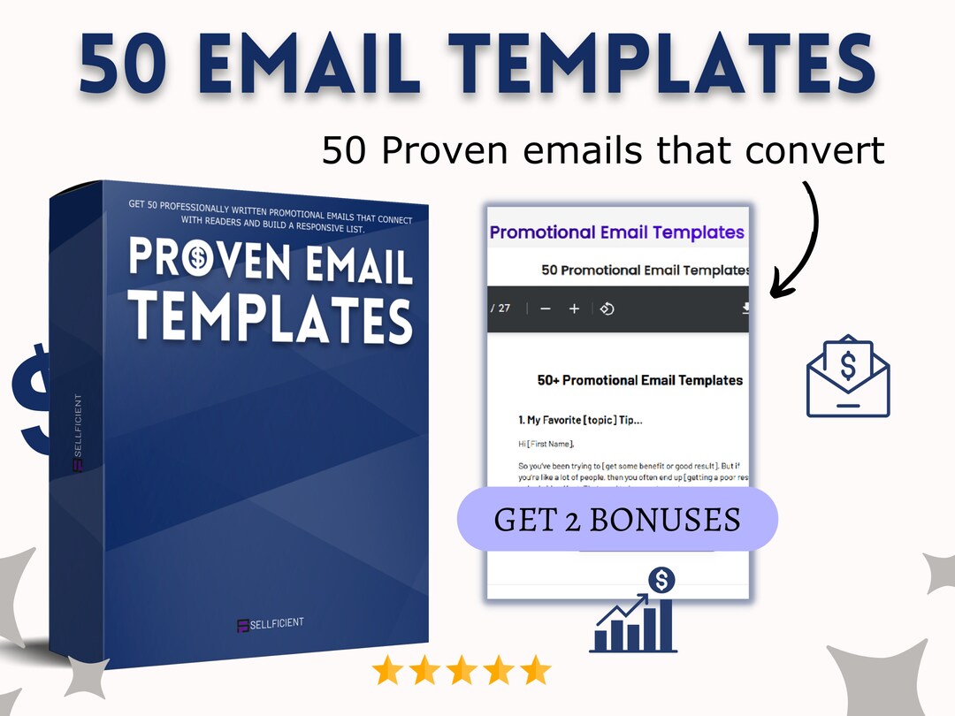 50 Email Templates, Email Marketing, Welcome Email Sequence, Done for ...