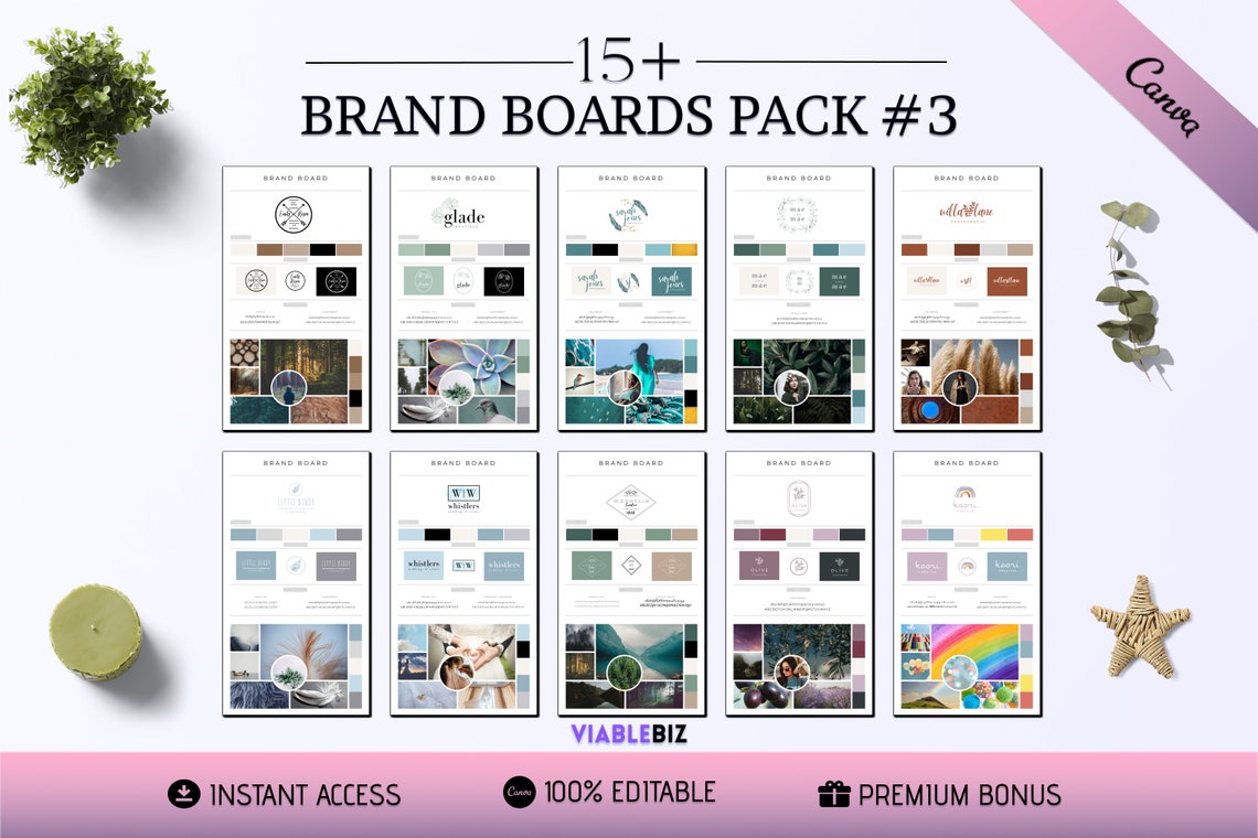 Branding Kit Template Brand Boards Business Branding Boards Logo Kit