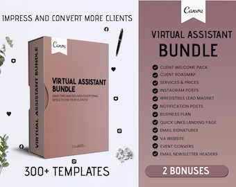 Virtual Assistant Starter Pack, Virtual Assistant Branding, Virtual ...