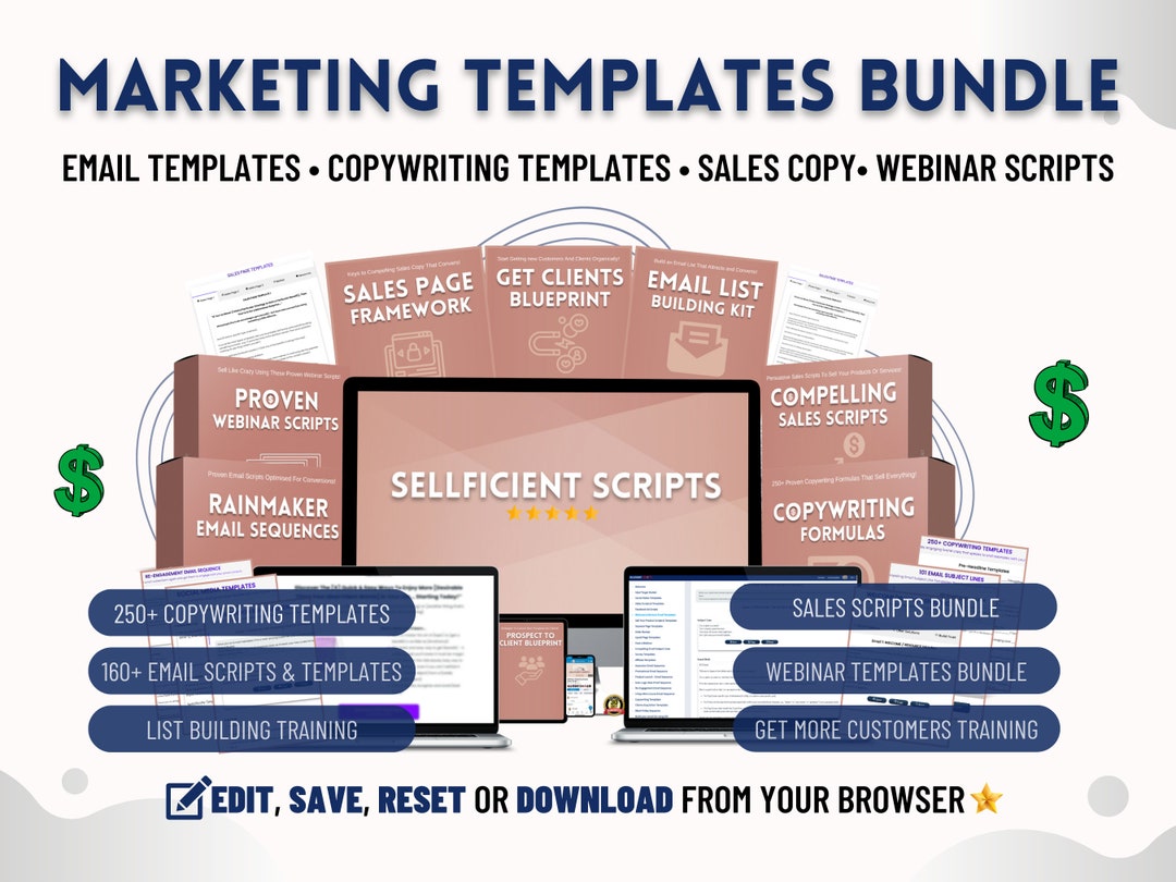 Marketing Templates, Email Marketing Templates, Copywriting Templates ...