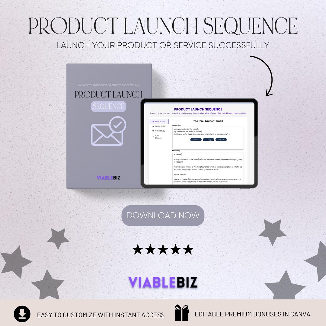 Launch Email Sequence, Email Marketing Sequence, Launch Email, Email ...