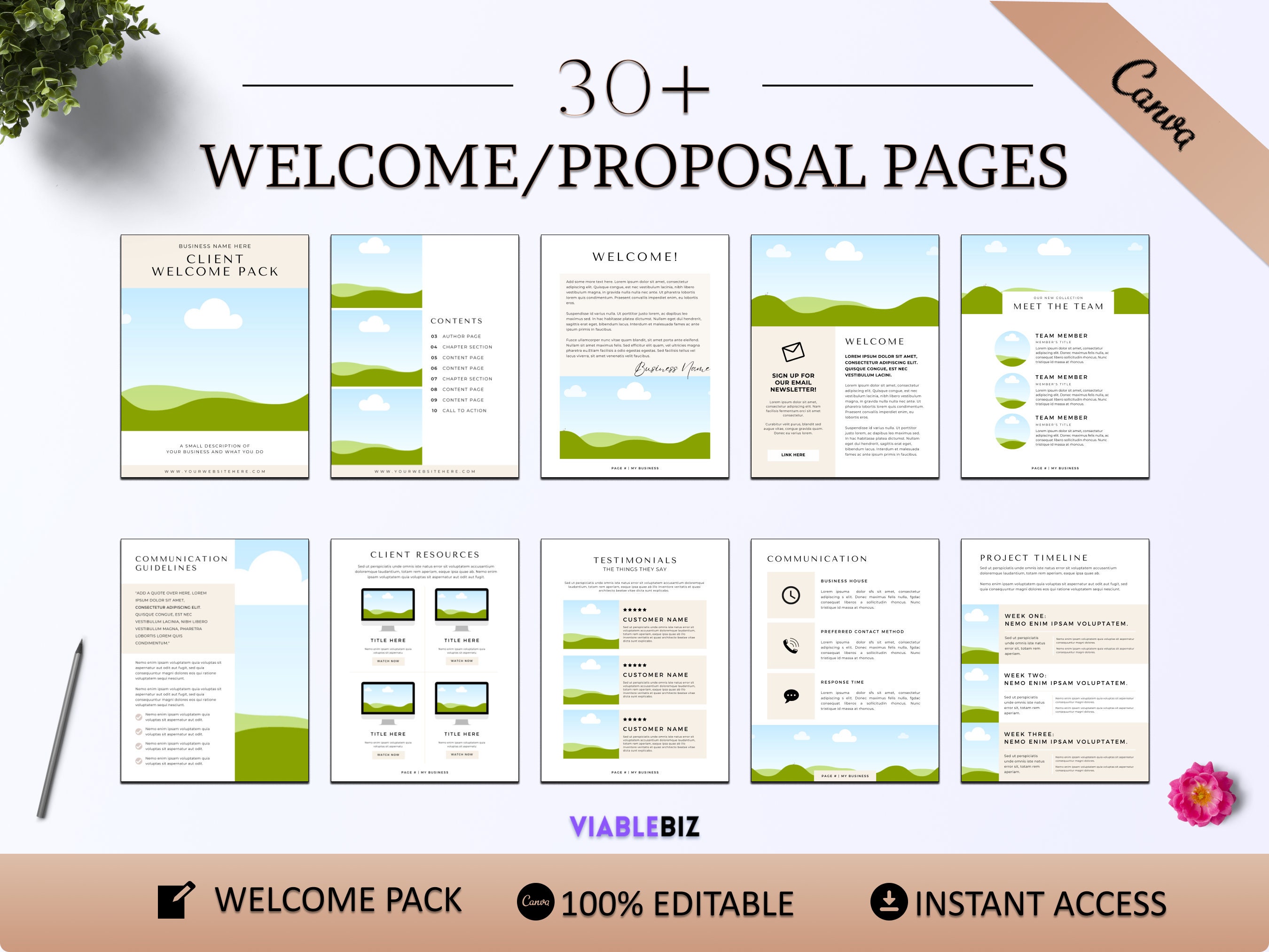 Virtual Assistant Toolkit Client Welcome Pack Client - Etsy