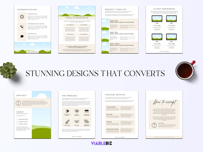 Virtual Assistant Proposal, Client Welcome Pack, Business Proposal ...