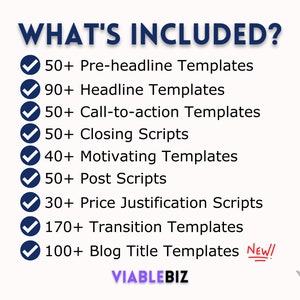 Bundle of Copywriting Templates, Copywriting Scripts, Done for You ...