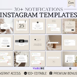 Notification Posts, Instagram Post Templates, Instagram Engagement ...