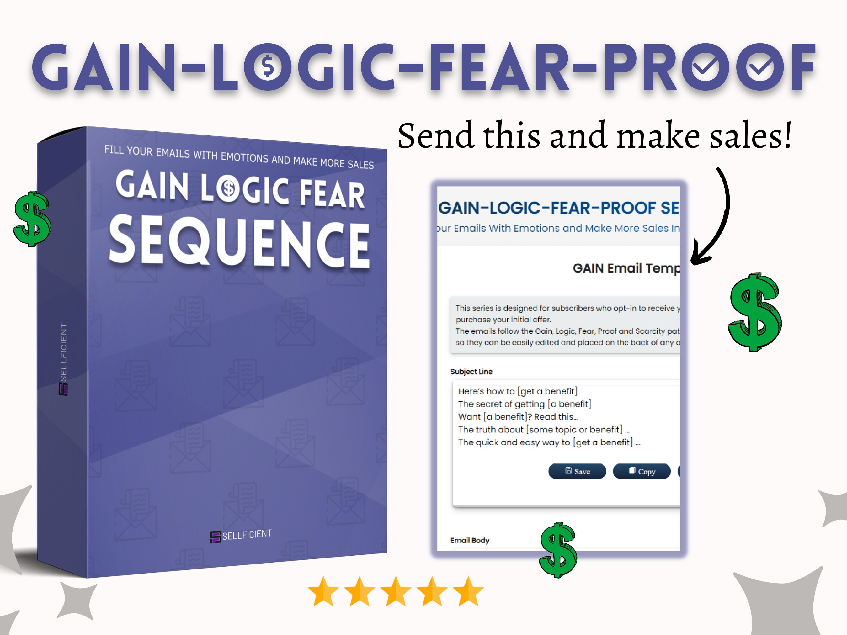 Gain-logic-fear Email Sequence, Email Scripts, Email Marketing, Email ...