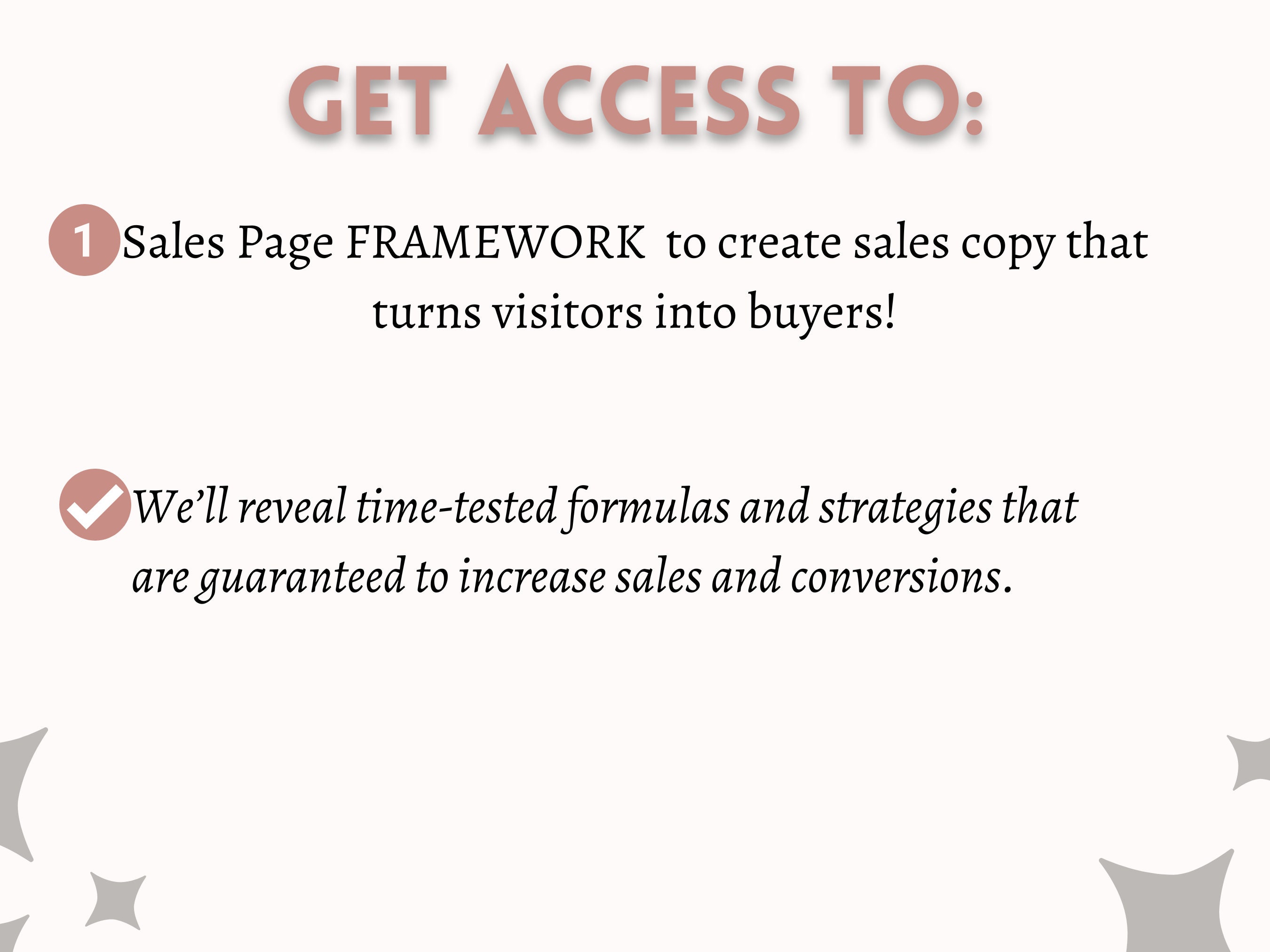 Sales Page Framework Sales Page Template Sales Funnel Template Sales ...