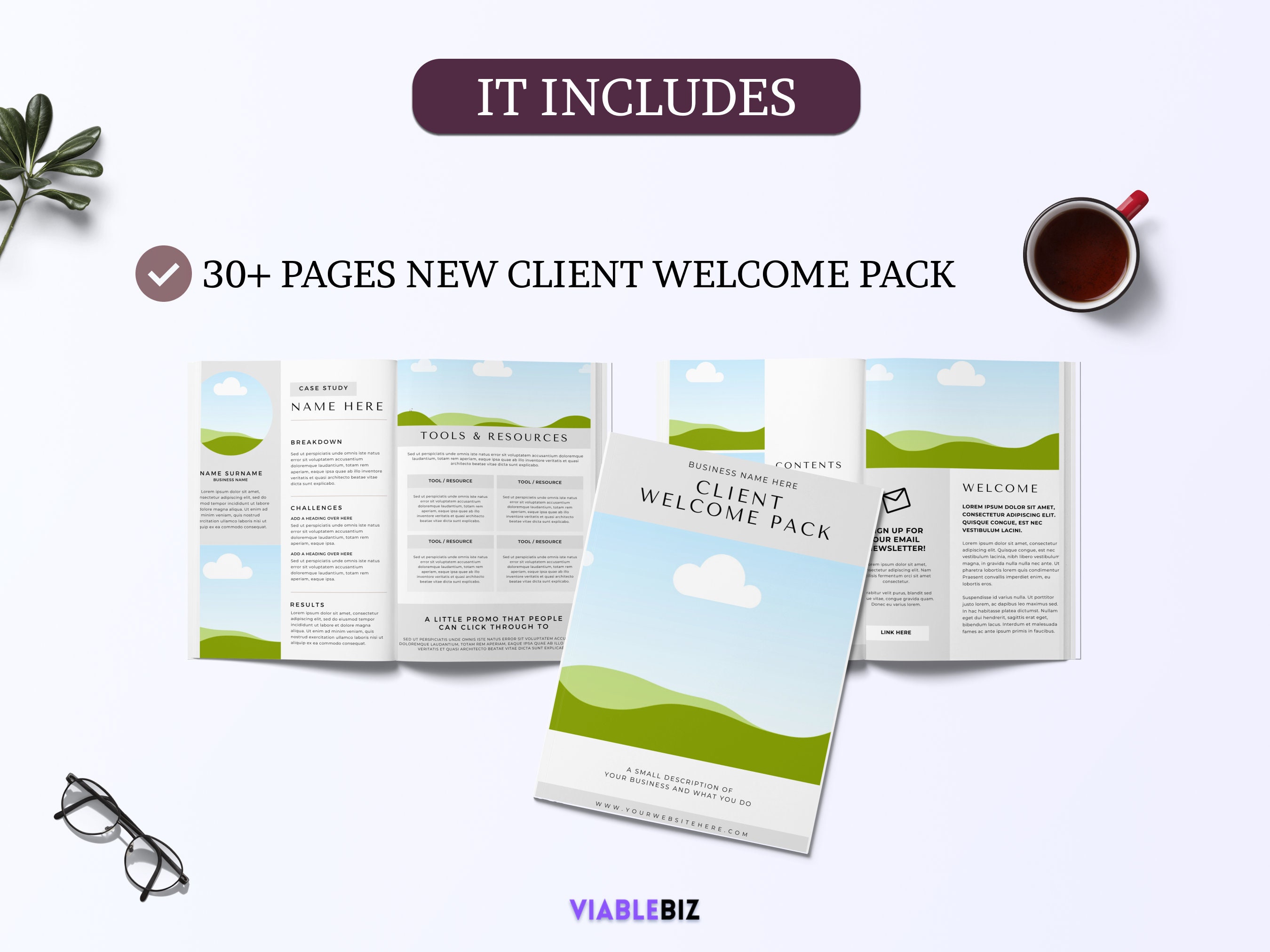 Client Welcome Packet, Virtual Assistant Welcome Packet, Client Welcome ...