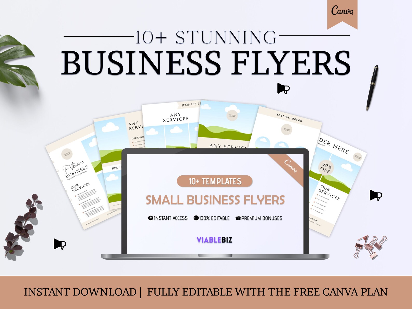 Business Flyer, Marketing Flyer Template, Canva Flyer, Small Business ...