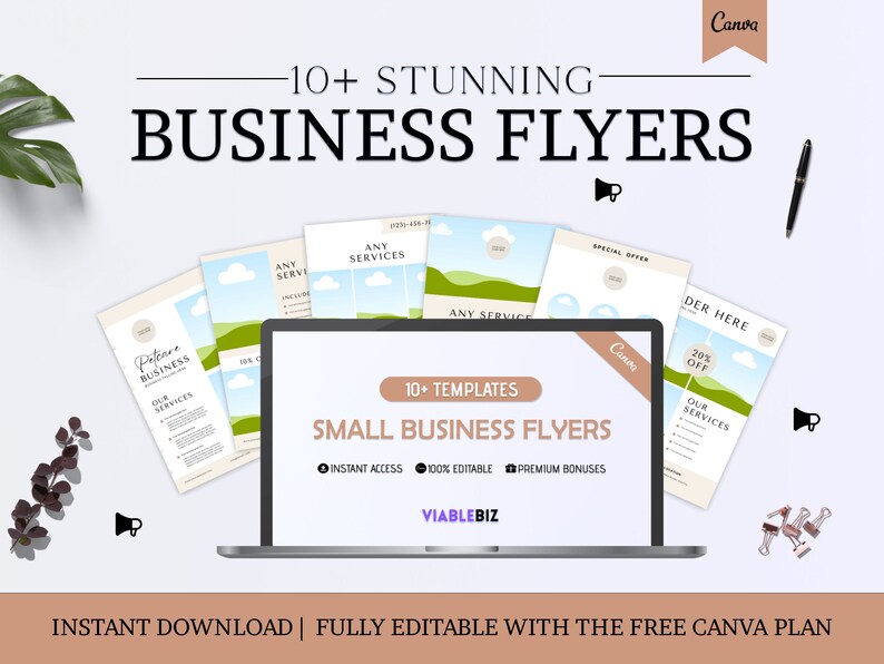 Business Flyer, Marketing Flyer Template, Canva Flyer, Small Business ...