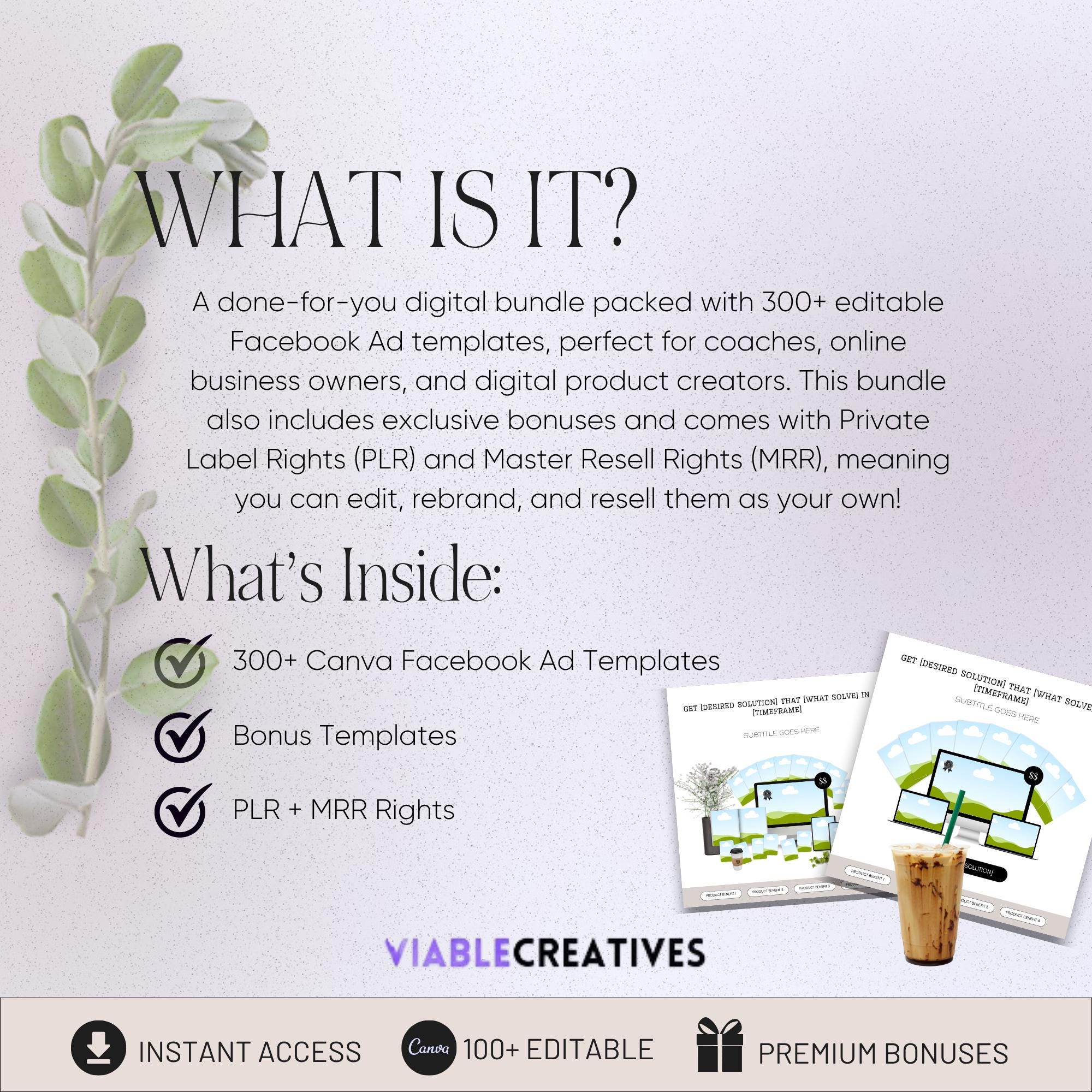 PLR Facebook Mockups, PLR Canva Mockups, PLR Facebook Ads Templates ...