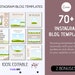 Instagram Blog Templates, Instagram Post Templates, Instagram Blog ...