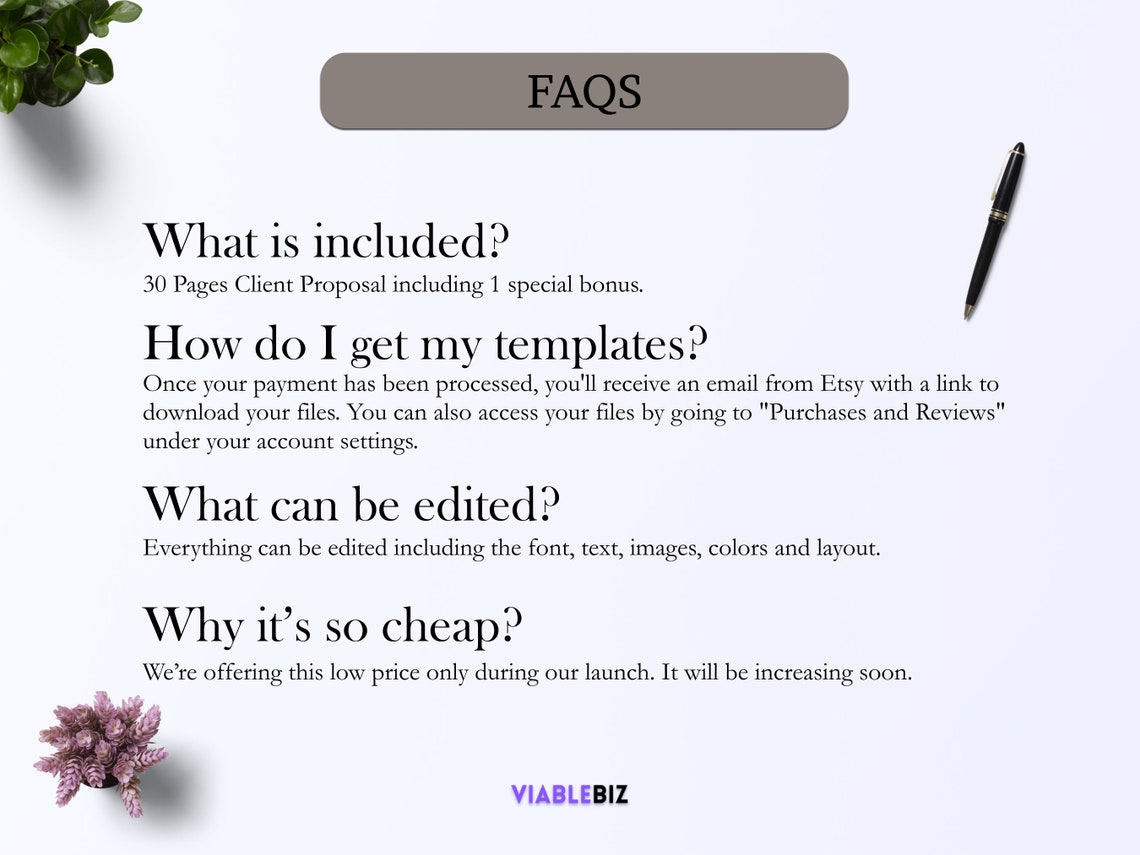 Virtual Assistant Proposal, Client Welcome Pack, Business Proposal ...