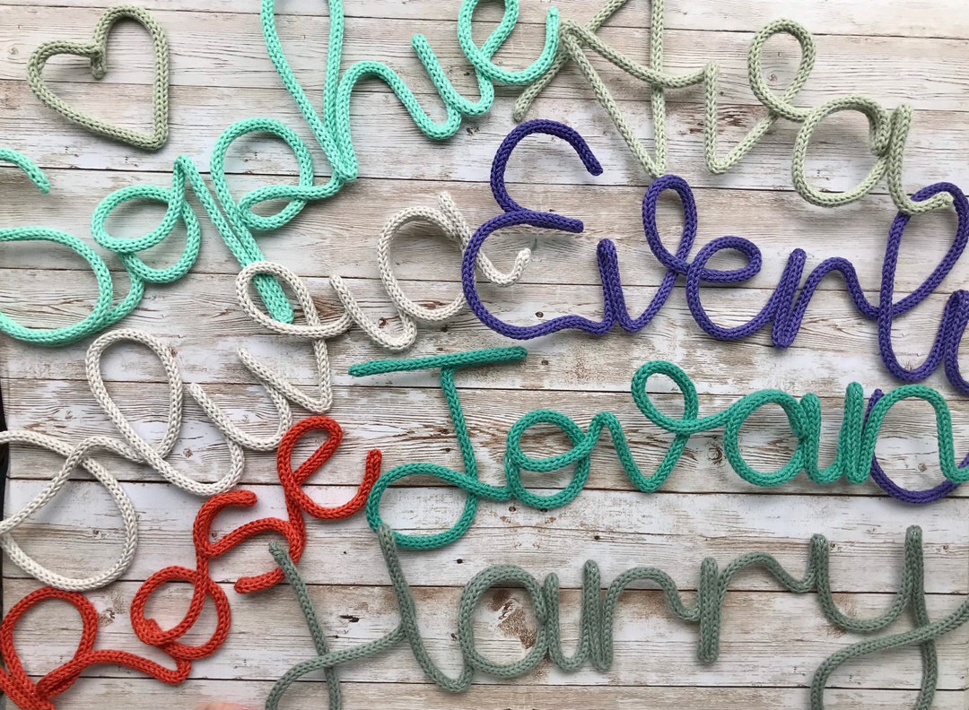 Custom Name Wire Word, Wire Art , Wire Word, Nursery Decor, Wall Decor ...