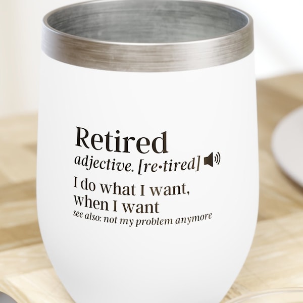 Retired Definition - Etsy