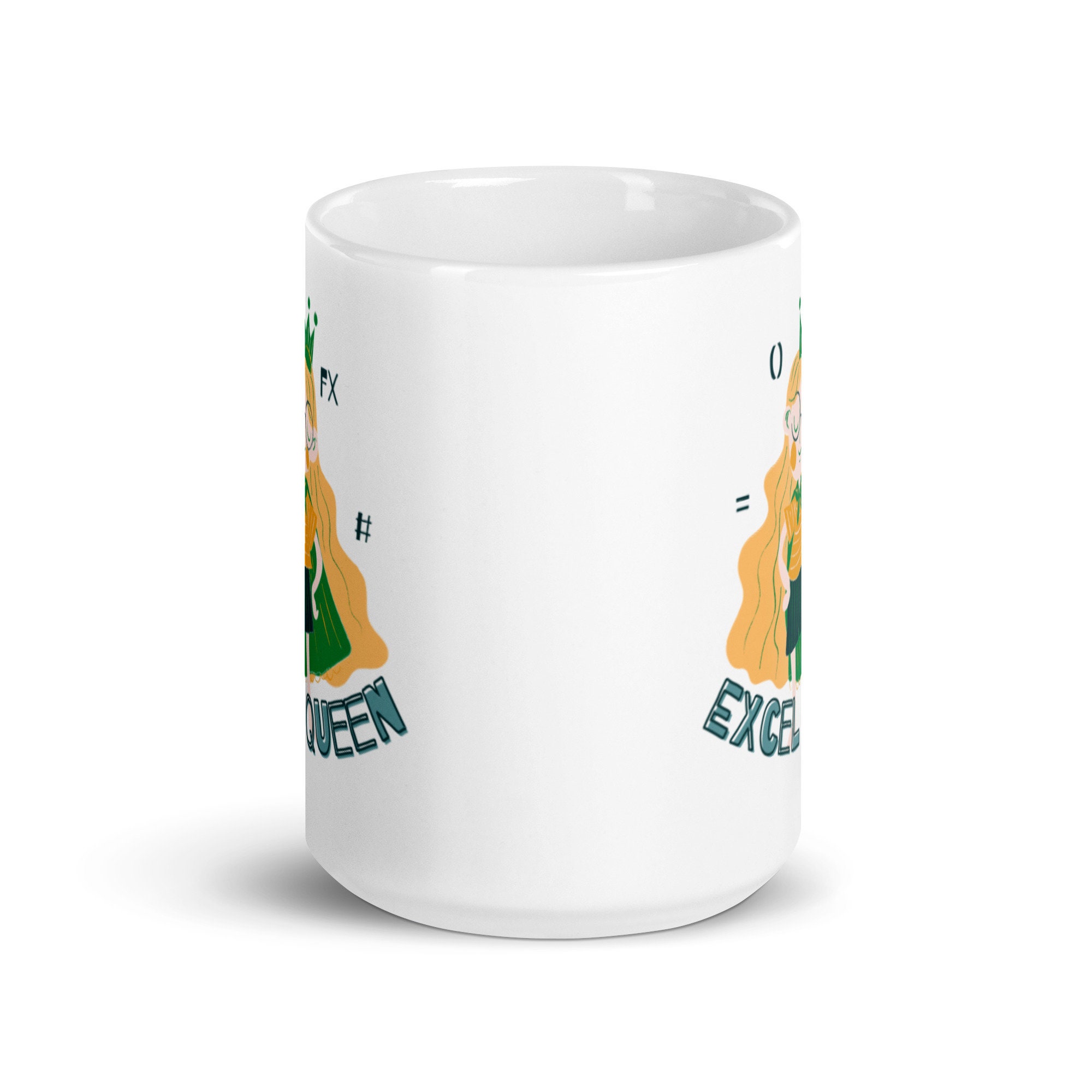 Excel Queen Mug, Cute Excel Spreadsheet Mug, Office Gift for Accountant ...