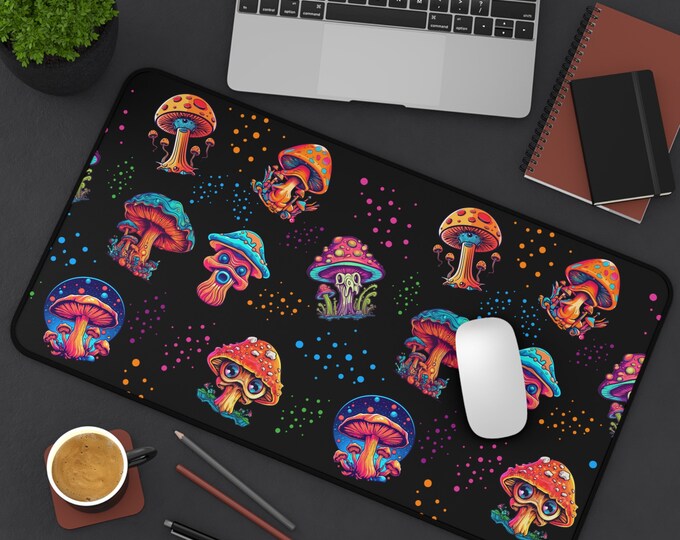 Champignons by Adolphe Millot 1857-1921 Mushroom Toadstool Trippy Dark ...