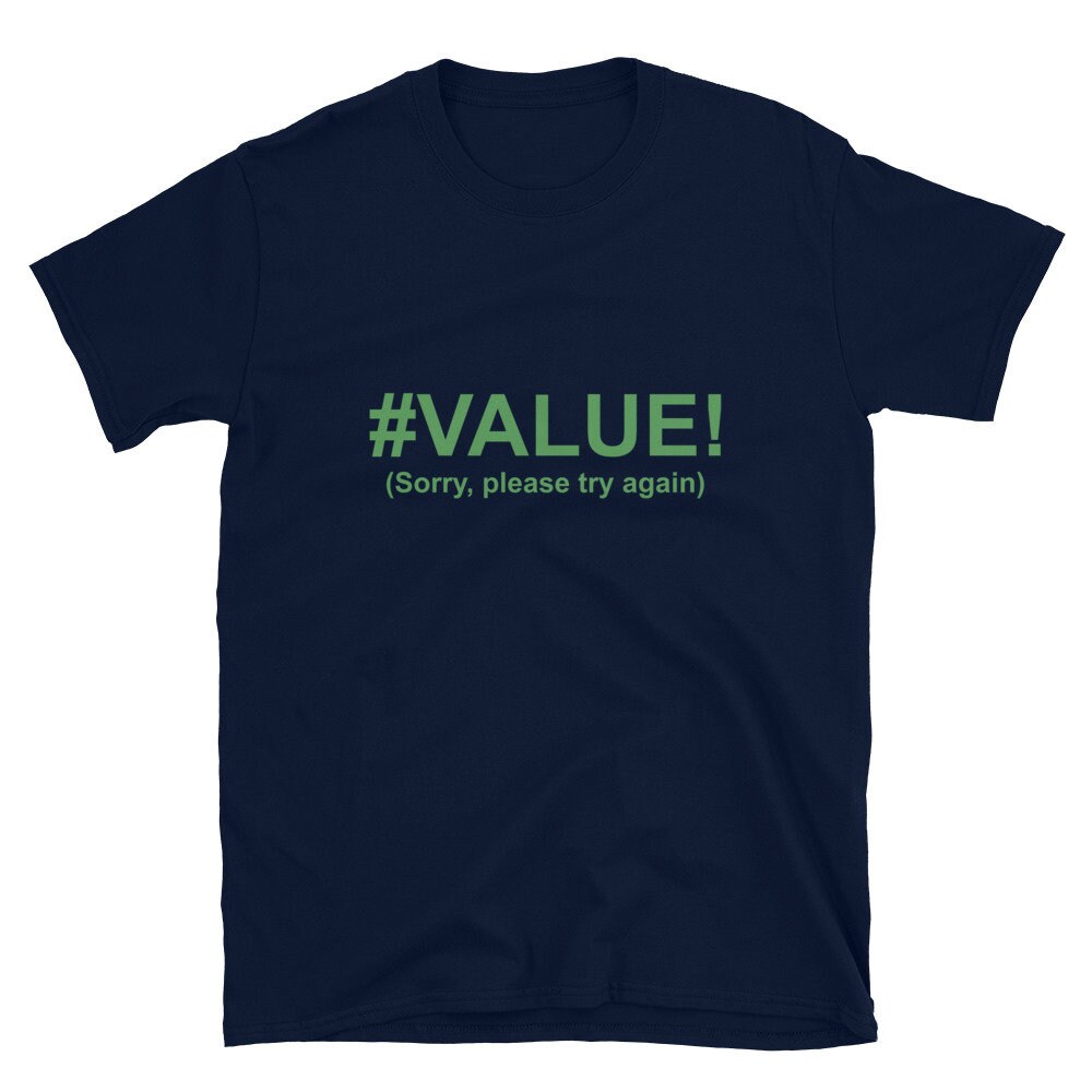 Funny Excel Spreadsheet T-shirt Office Shirt Gift for - Etsy