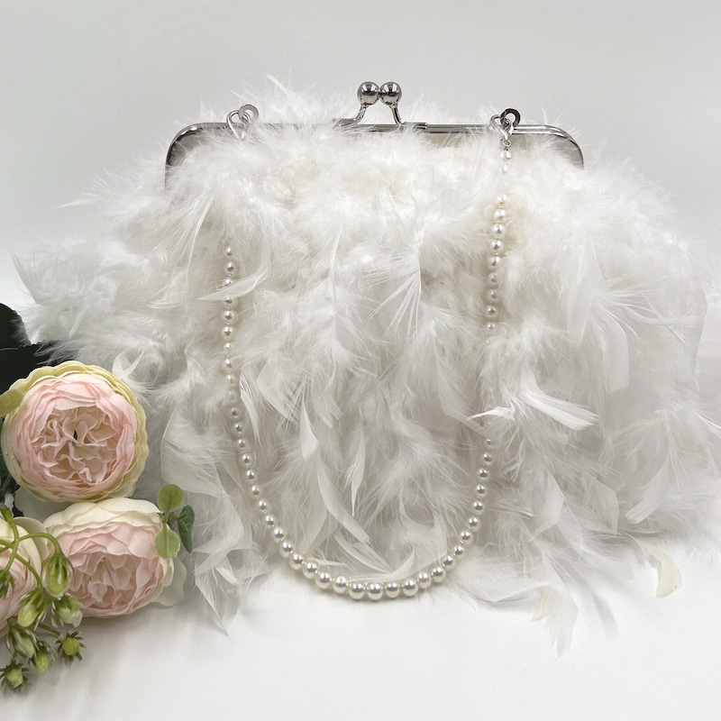 Ostrich Feather Purse - Etsy