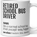 School Bus Driver Retirement Gift, Retired School Bus Driver Definition ...