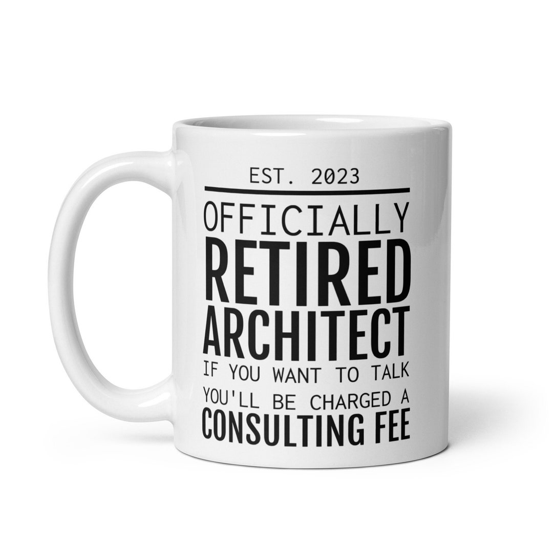Officially Retired Architect, Architect Retirement Gift, Architect ...