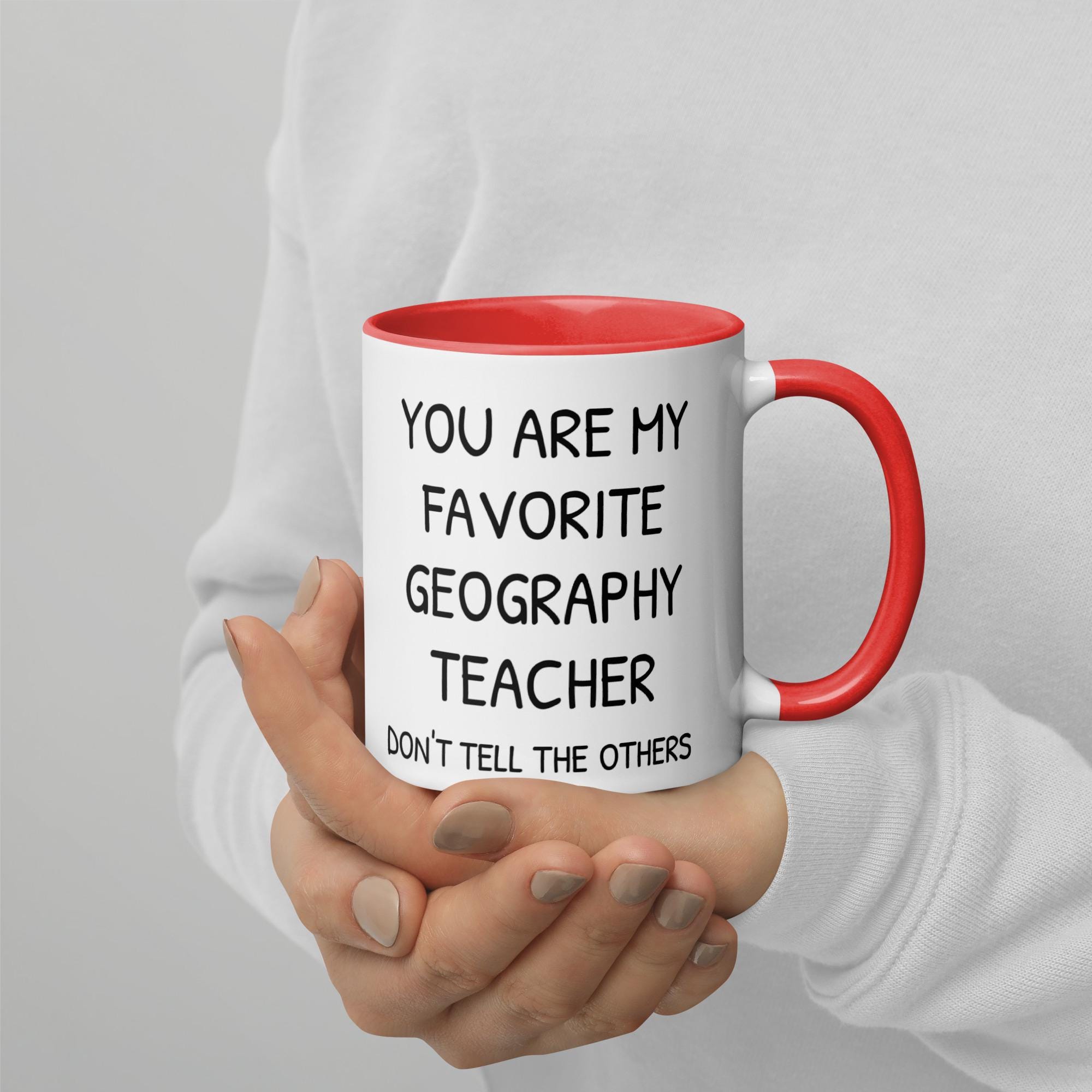 Funny Geography Teacher Thank You Secret Santa Promotion Appreciation ...