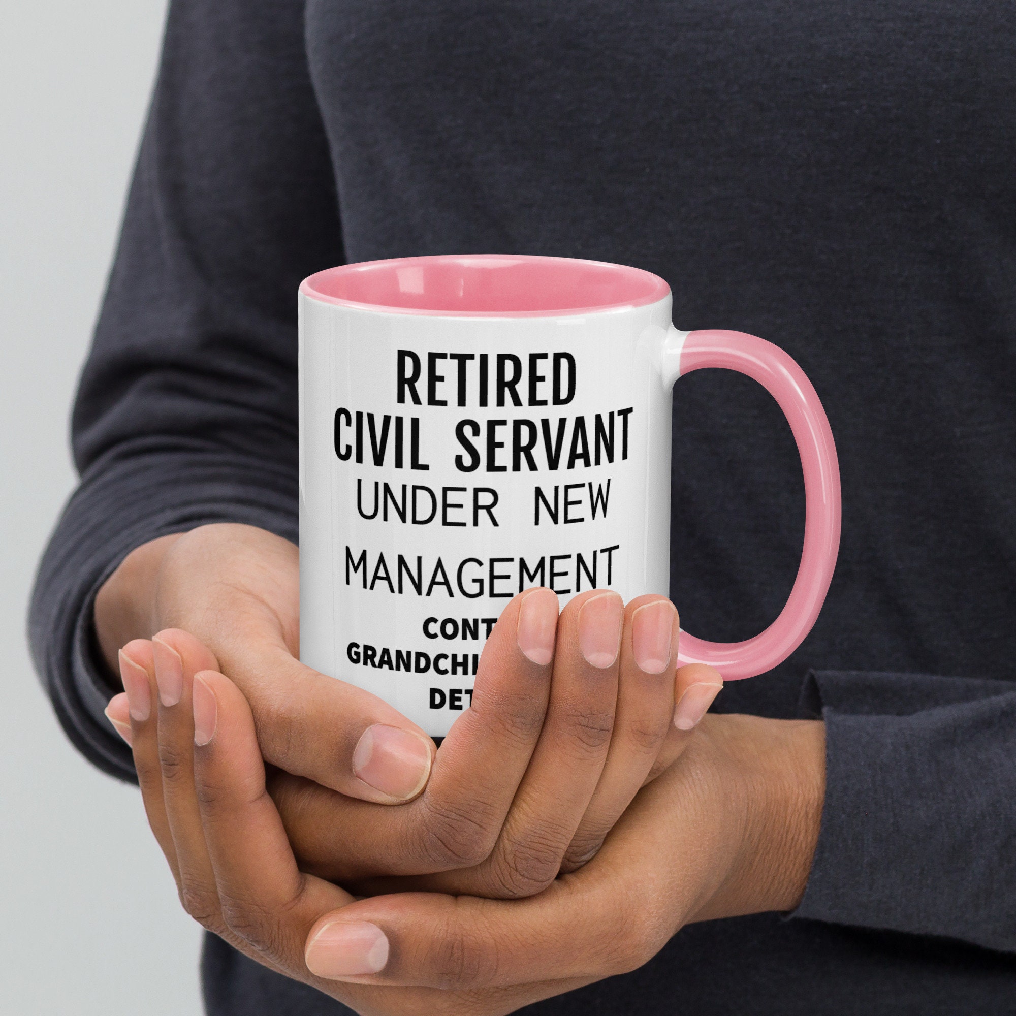 Retired Civil Servant Under New Management Coffee Mug, Funny Civil ...